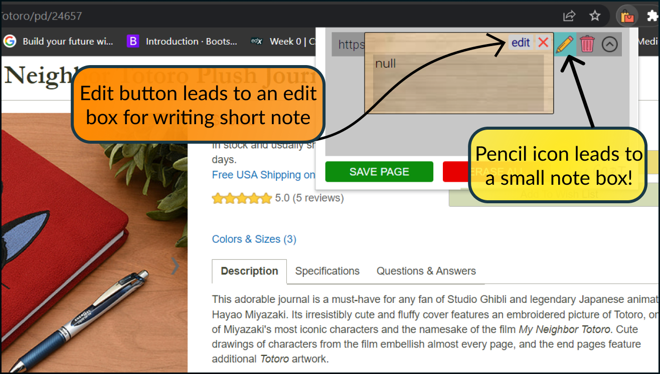 GitHub - Mano-08/idealCart: Save chrome tabs along with an editable ...