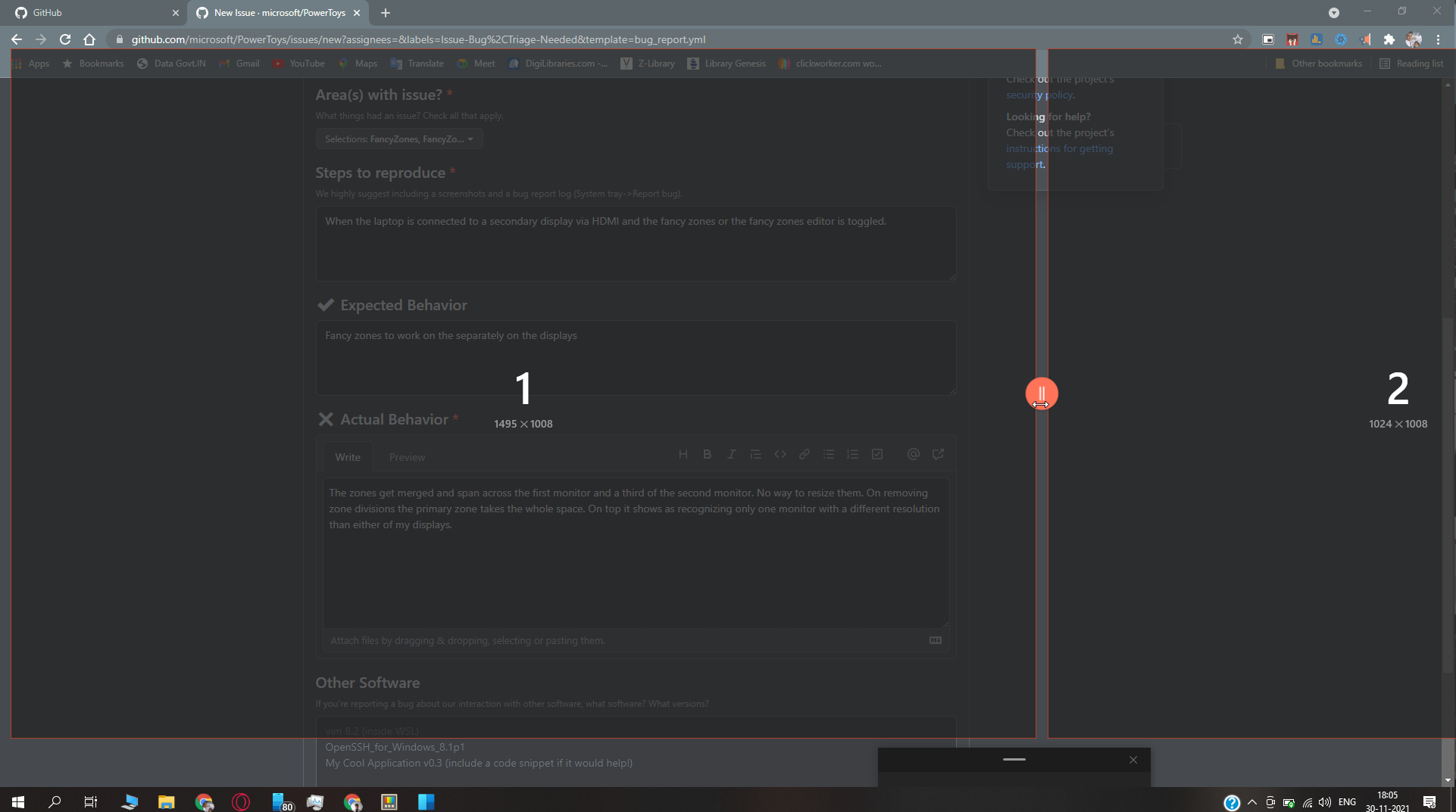 Fancy zones on multiple montitors · Issue #14693 · microsoft/PowerToys ...