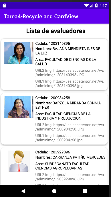 GitHub - mmendezg2/Tarea4-RecycleView