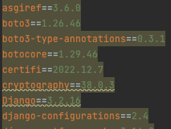 Plugin view of requirements file not recognizing installed packages or ...