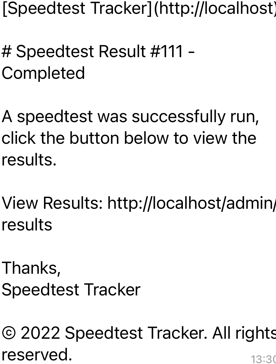 Mail body content include details · Issue #185 · alexjustesen/speedtest ...