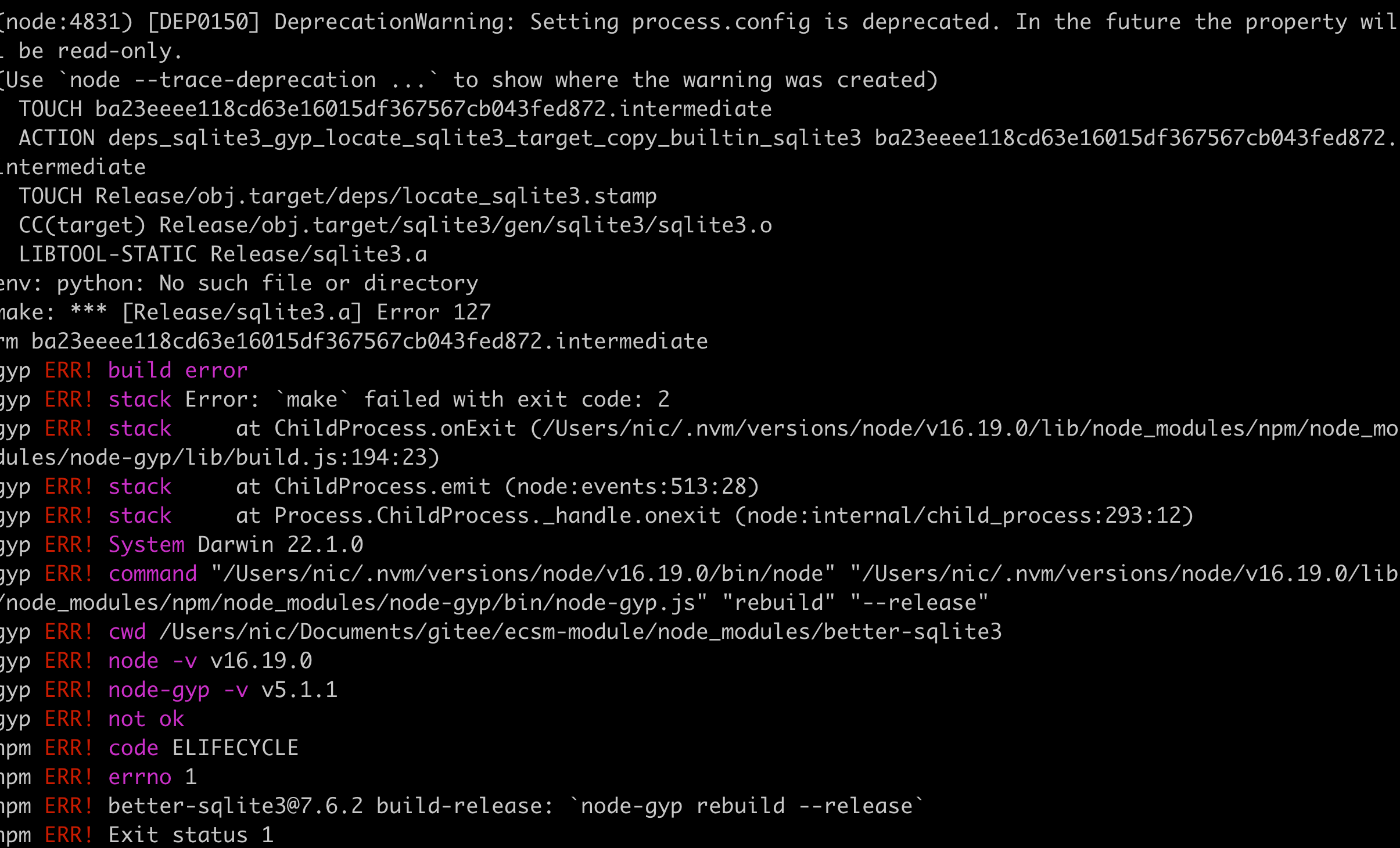 can't install on Mac m2 · Issue #954 · WiseLibs/better-sqlite3 · GitHub