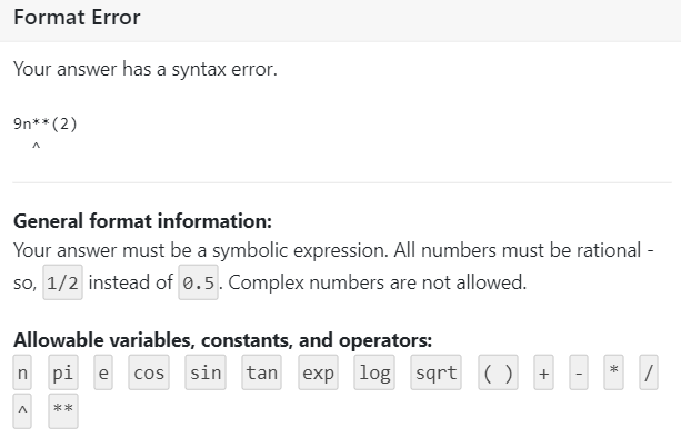 Improve Symbolic Input Error Messages · Issue #3469 · PrairieLearn ...