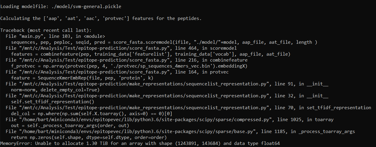 Loading modelfile: ./model/svm-general.pickle => Error in reading model file · Issue #3 · hzi ...
