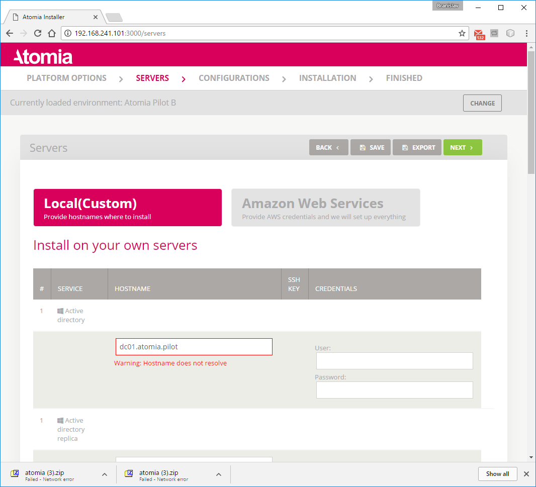 Export action fails · Issue #142 · atomia/puppetmaster-gui · GitHub