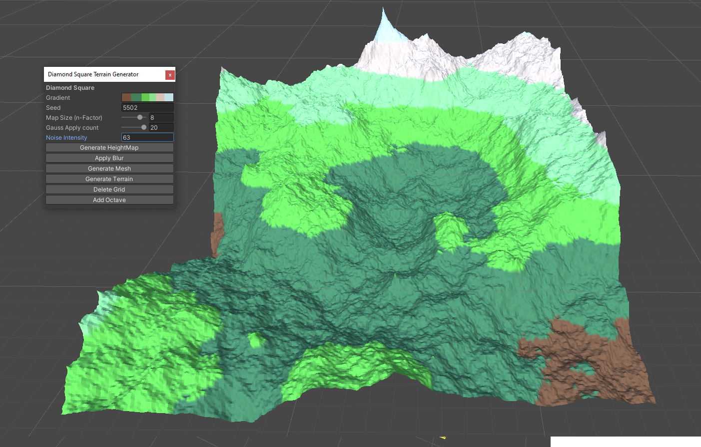 GitHub - Naete/Terrain-Generator: Unity Engine Tool to generate ...