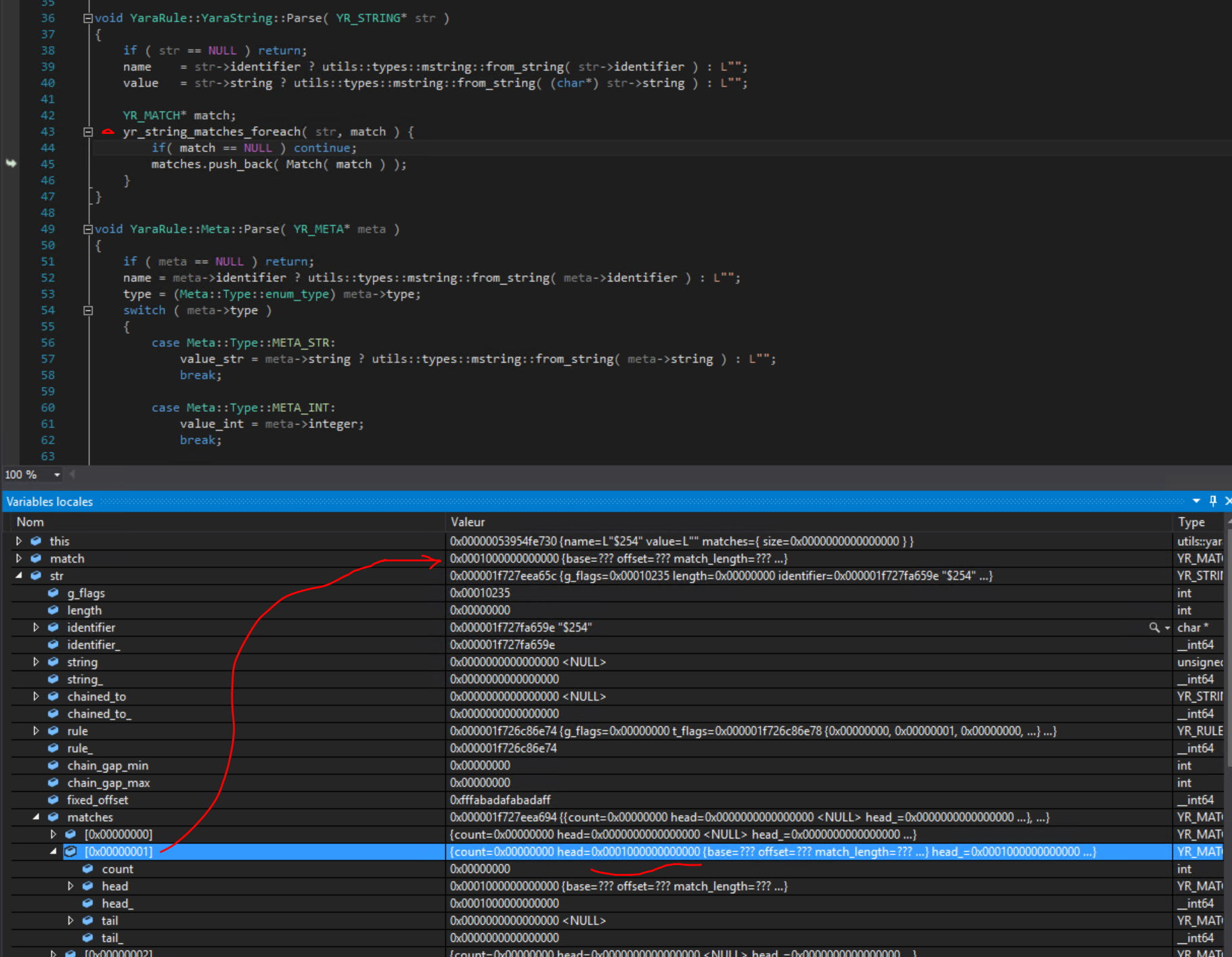 Matches stores a non memory value as pointer · Issue #1029 · VirusTotal/yara · GitHub