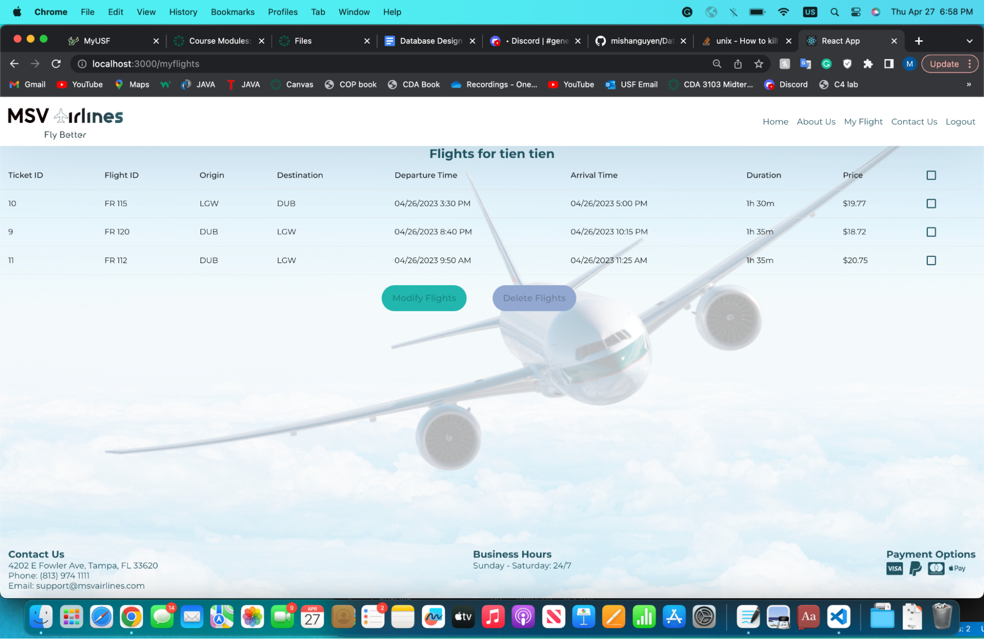 GitHub - mishanguyen/MSV-Airlines