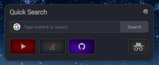GitHub - venis-majkofci/quick-search: Make fast searches in any moment ...