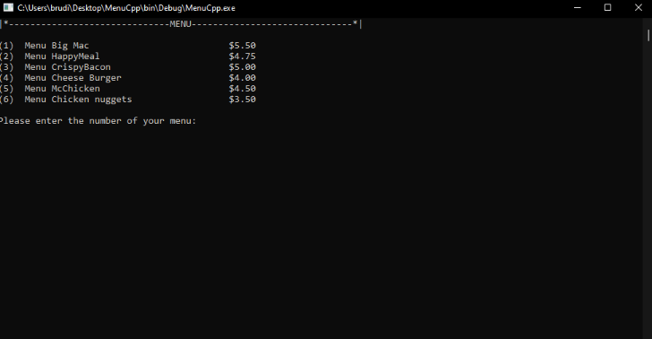 GitHub - Rezonzz/Menu_cpp: A Restaraunt Menu System made using C++