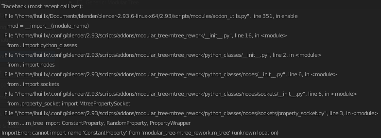 Add-on activation · Issue #310 · MaximeHerpin/modular_tree · GitHub