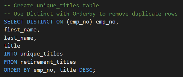 GitHub - Angiecore/Pewlett-Hackard-Analysis: To build a database with SQL by applying data ...