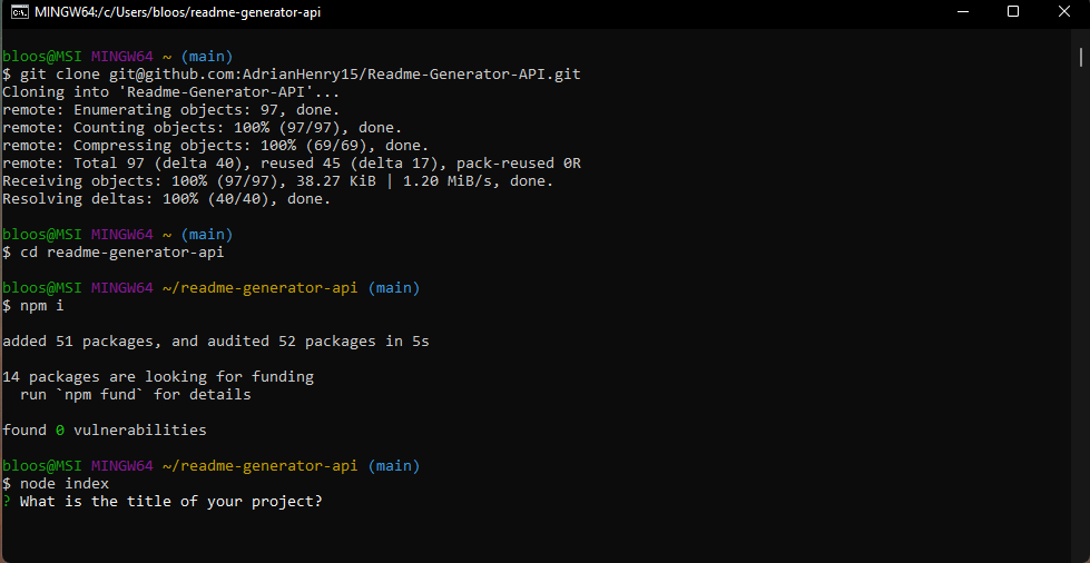 GitHub - AdrianHenry15/Readme-Generator-API