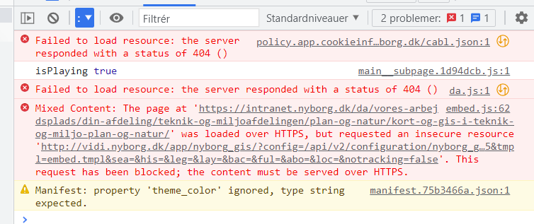 Indlejrede kort fejler · Issue #30 · Nyborg1/nyborg_gis · GitHub