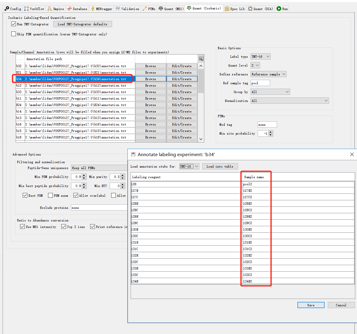 TMT PhilosopherFilter error · Issue #736 · Nesvilab/FragPipe · GitHub