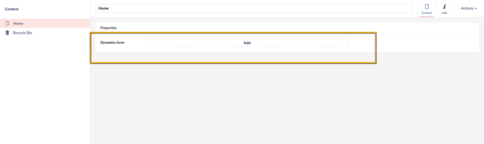 The list of forms from Dynamics 365 is not populated · Issue #79 · umbraco/Umbraco.Cms ...