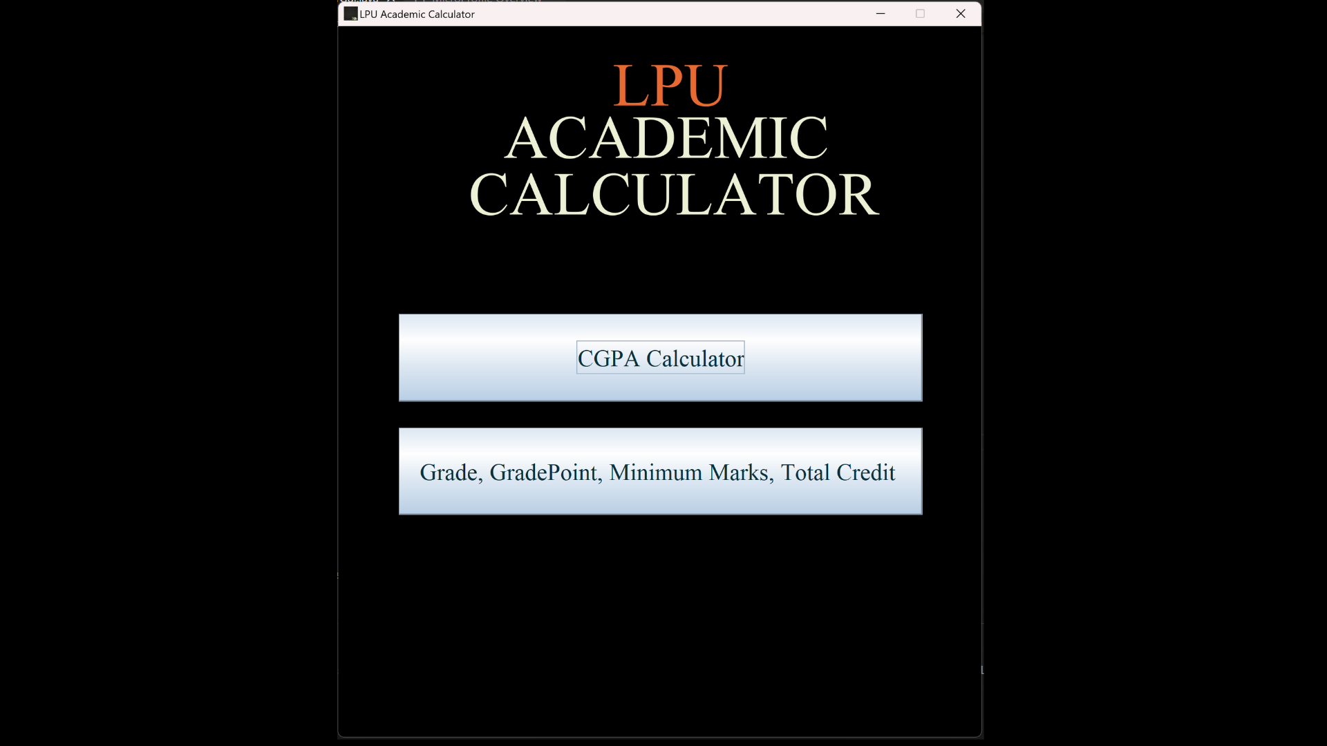 GitHub - skp3214/LPU_AcademicCalculator