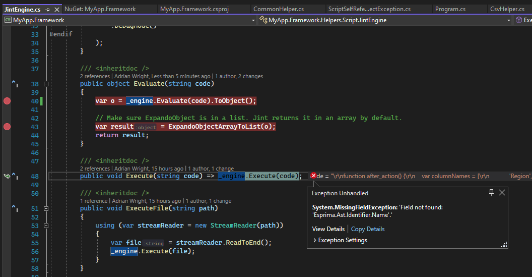 Memory limits hit when downloading CSV file using Jint version 3.0.0-beta-0 · Issue #1205 ...