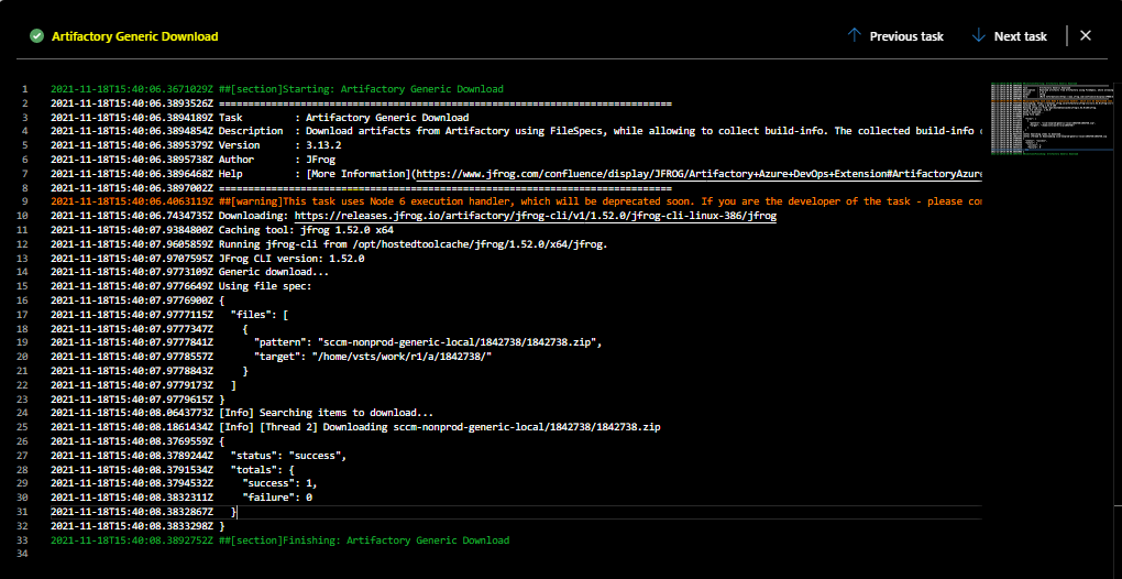 Node 6 Execution Handler Warning In Azure Devops Task · Issue 15558 