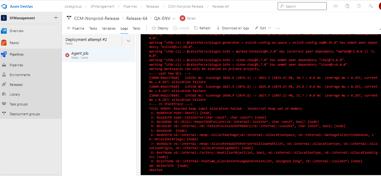 Node 6 Execution Handler Warning In Azure Devops Task · Issue 15558 · Microsoftazure Pipelines 