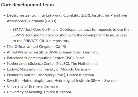 [suggestion] Lists Of Suggestion For Esmvaltool Documentation · Issue 2458 · Esmvalgroup