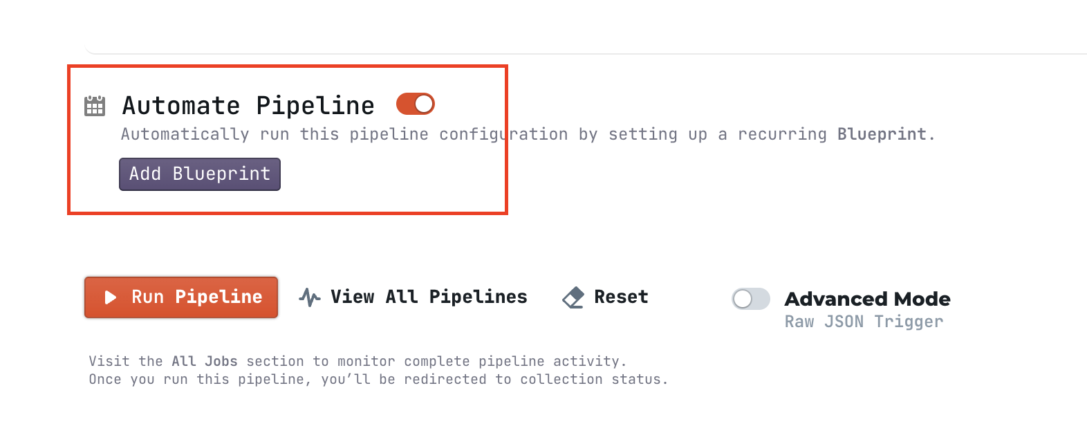 Config UI - Ambiguity of Automate Pipeline Toggle · Issue #1626 · apache/incubator-devlake · GitHub