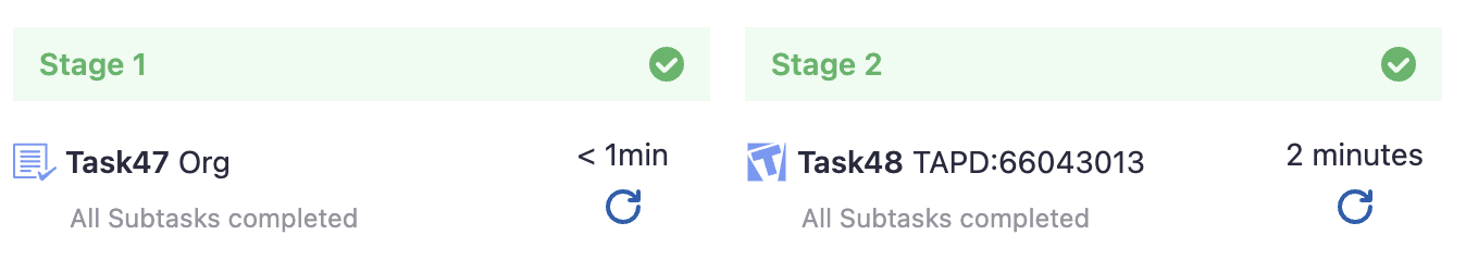 [Bug][ConfigUI/BE] The task names displayed in the status page need to be readable and ...