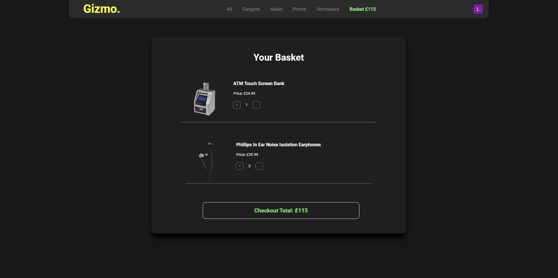 Github Lukenewsham E Commerce App