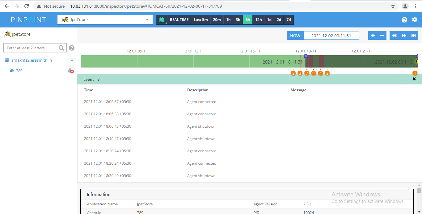 Java agent not populating Java application data on Pinpoint. · Issue ...