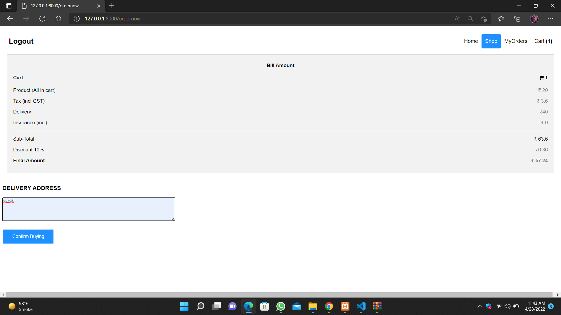 GitHub - Anshu1802/E-commerce-Laravel