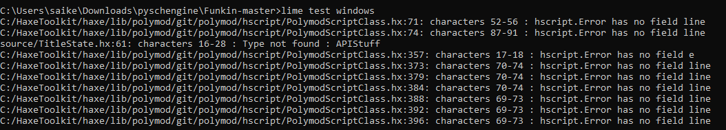 Polymod Error · Issue #9588 · ShadowMario/FNF-PsychEngine · GitHub