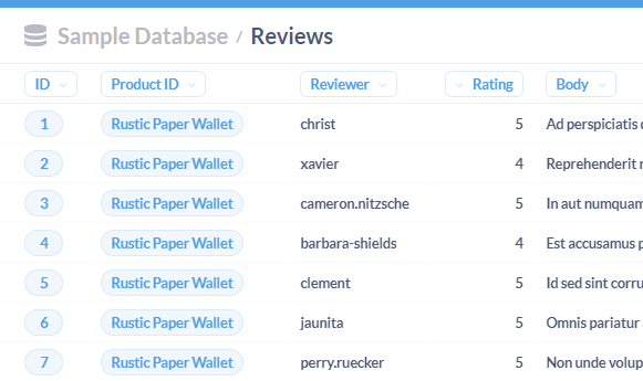 Display Nested Foreign Key Remappings · Issue #10945 · metabase/metabase · GitHub