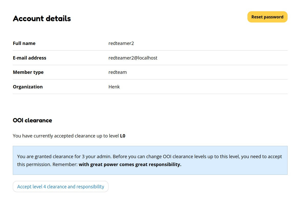 Redteamers can scan objects from OOI detail and Boefje detail without having clearance · Issue ...