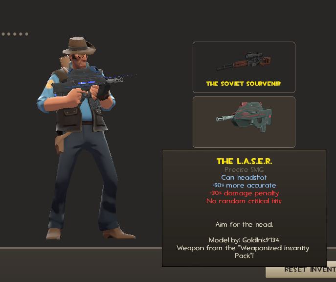 Weapon (From the Weaponized Insanity Pack) - The L.A.S.E.R. · Issue #221 · Reagy/TF2Classic-KO ...