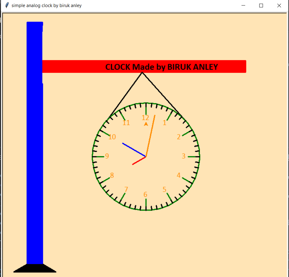 GitHub - biruk-anley/clock-project: This work consist A clock which is done by turtle library.