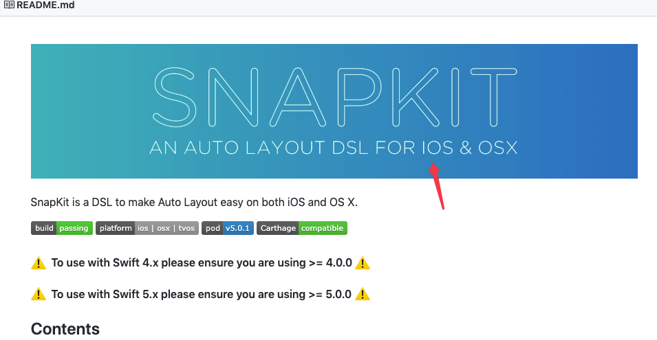 Should be iOS, not IOS in logo image · Issue #639 · SnapKit/SnapKit · GitHub