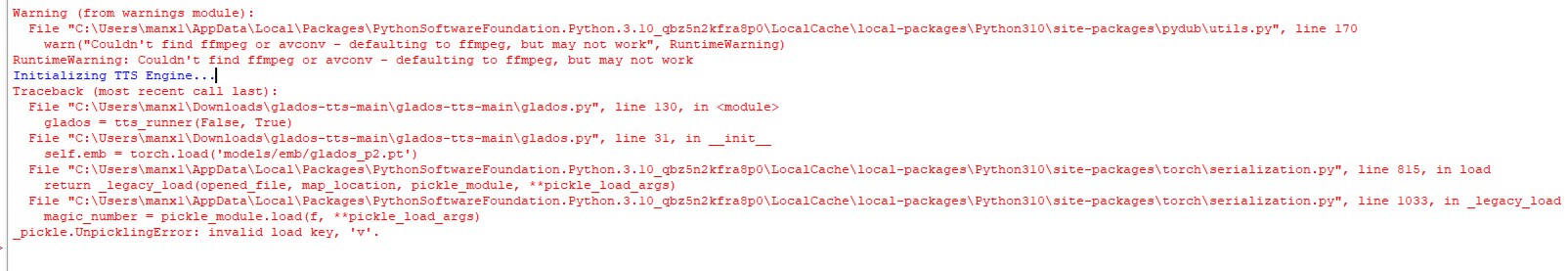 Step-by-step guide pls? · Issue #12 · R2D2FISH/glados-tts · GitHub