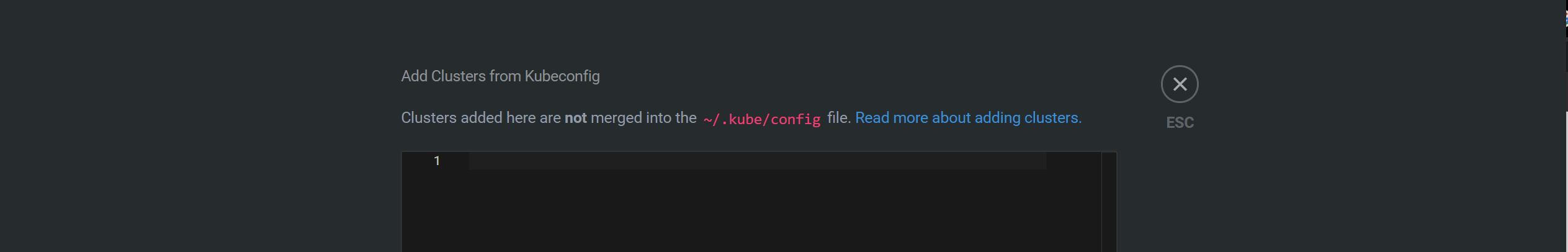 Incorrect link "Read more about adding clusters" · Issue #6237 · lensapp/lens · GitHub
