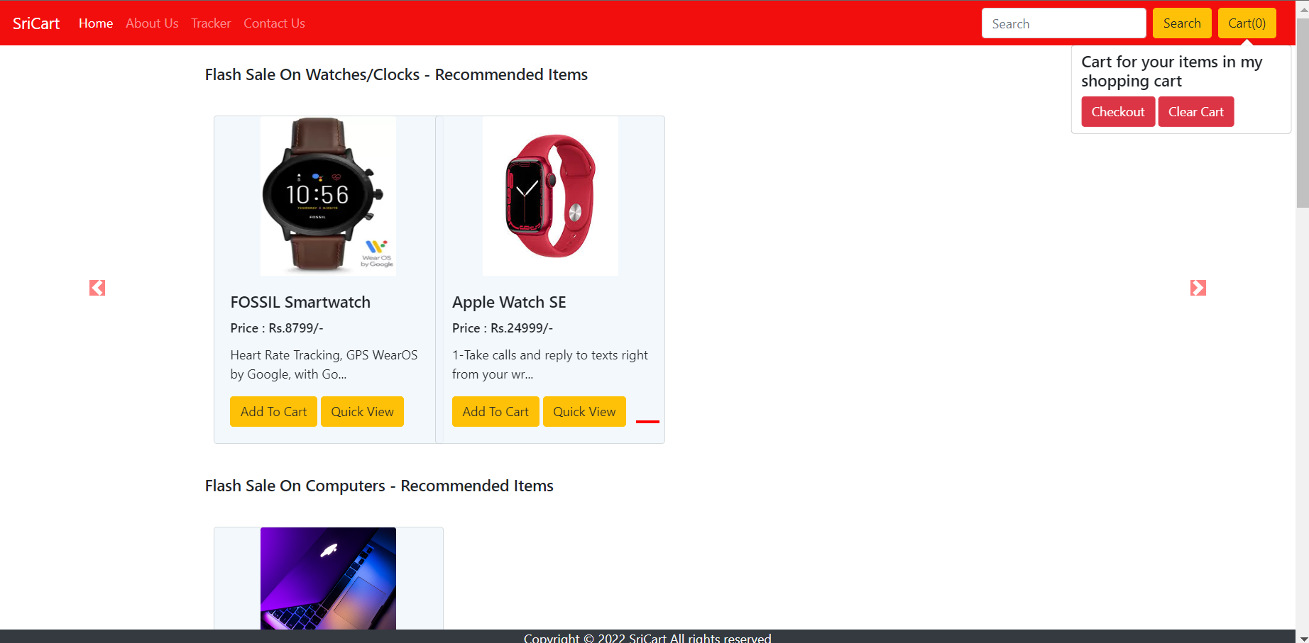 GitHub - Srikanthsri5/SriCart: It is a clone app for flipcart and amazon shopping created using ...