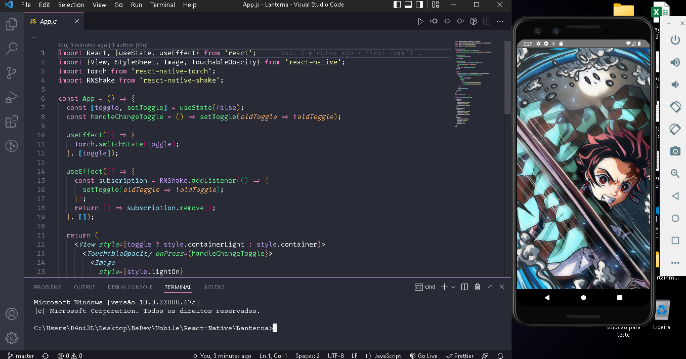 GitHub - DanielVisicatto/Lanterna-ReactNative-DiO