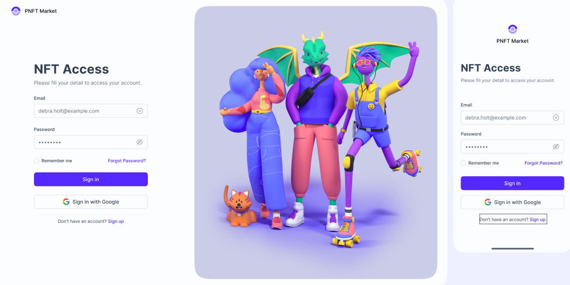 GitHub - Magitheus/Responsive_signIn: Page made with Tailwind CSS