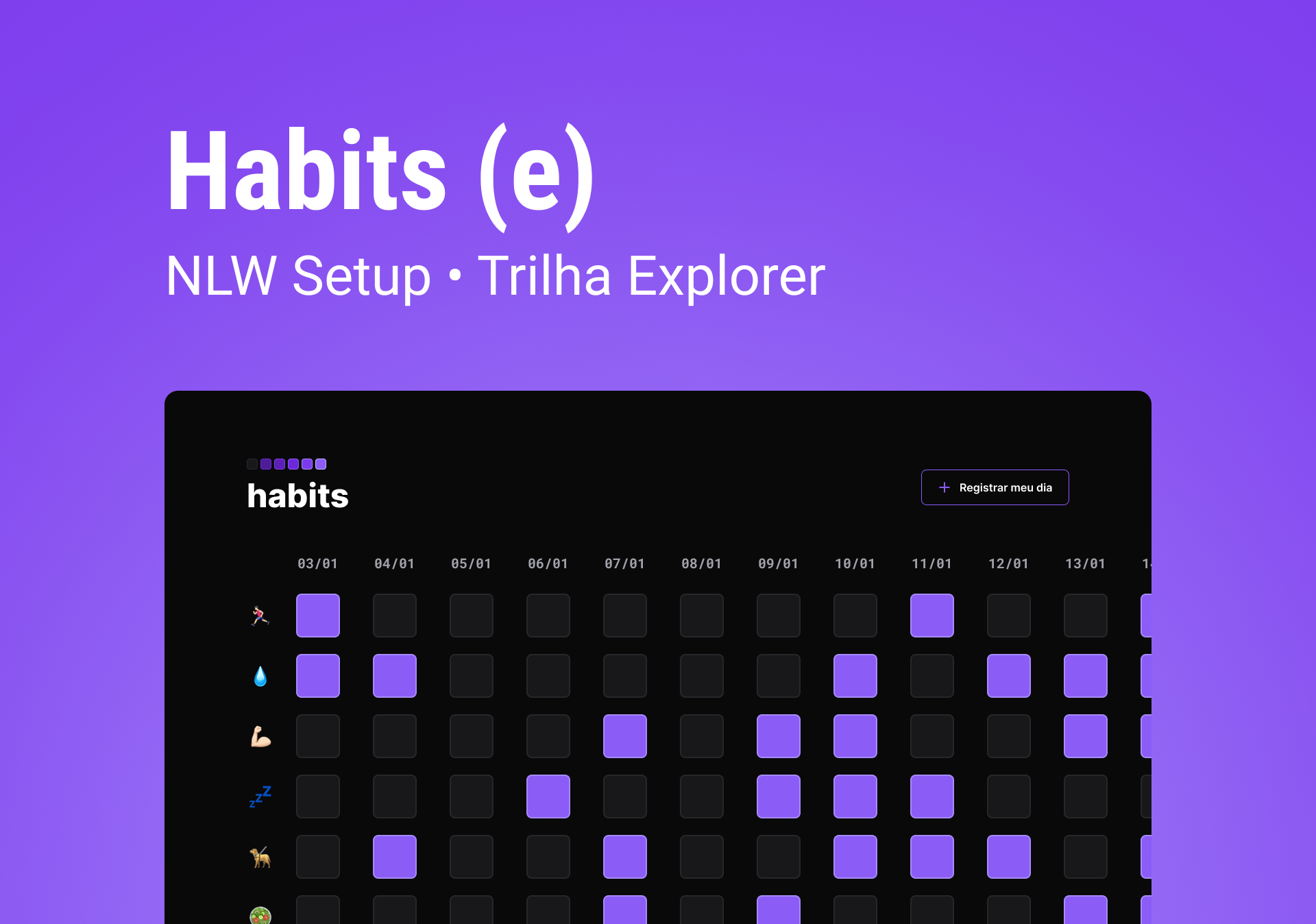 GitHub - Magitheus/explorer: Habit Tracker by Matheus and Rocketseat