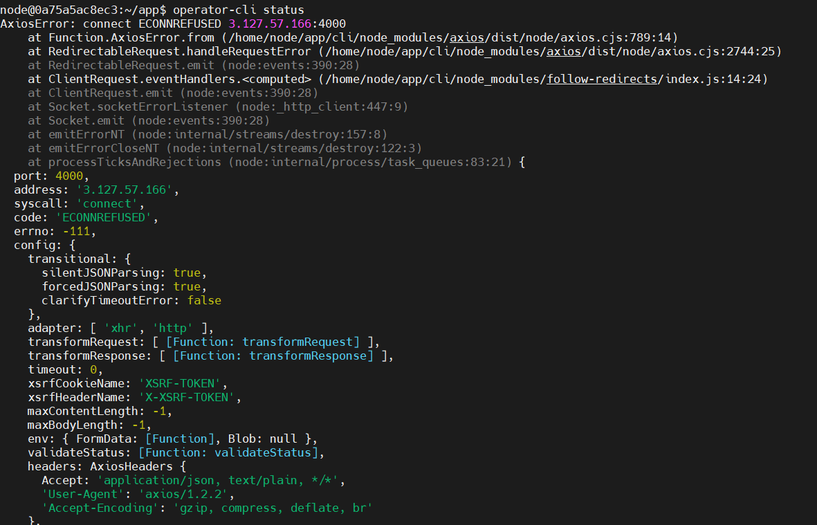 [Duplicate] Validator Error ```Problem with node operation, dashboard``` · Issue #146 · shardeum ...