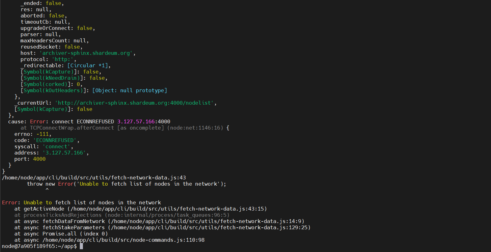 [Duplicate] Validator Error ```Problem with node operation, dashboard``` · Issue #146 · shardeum ...