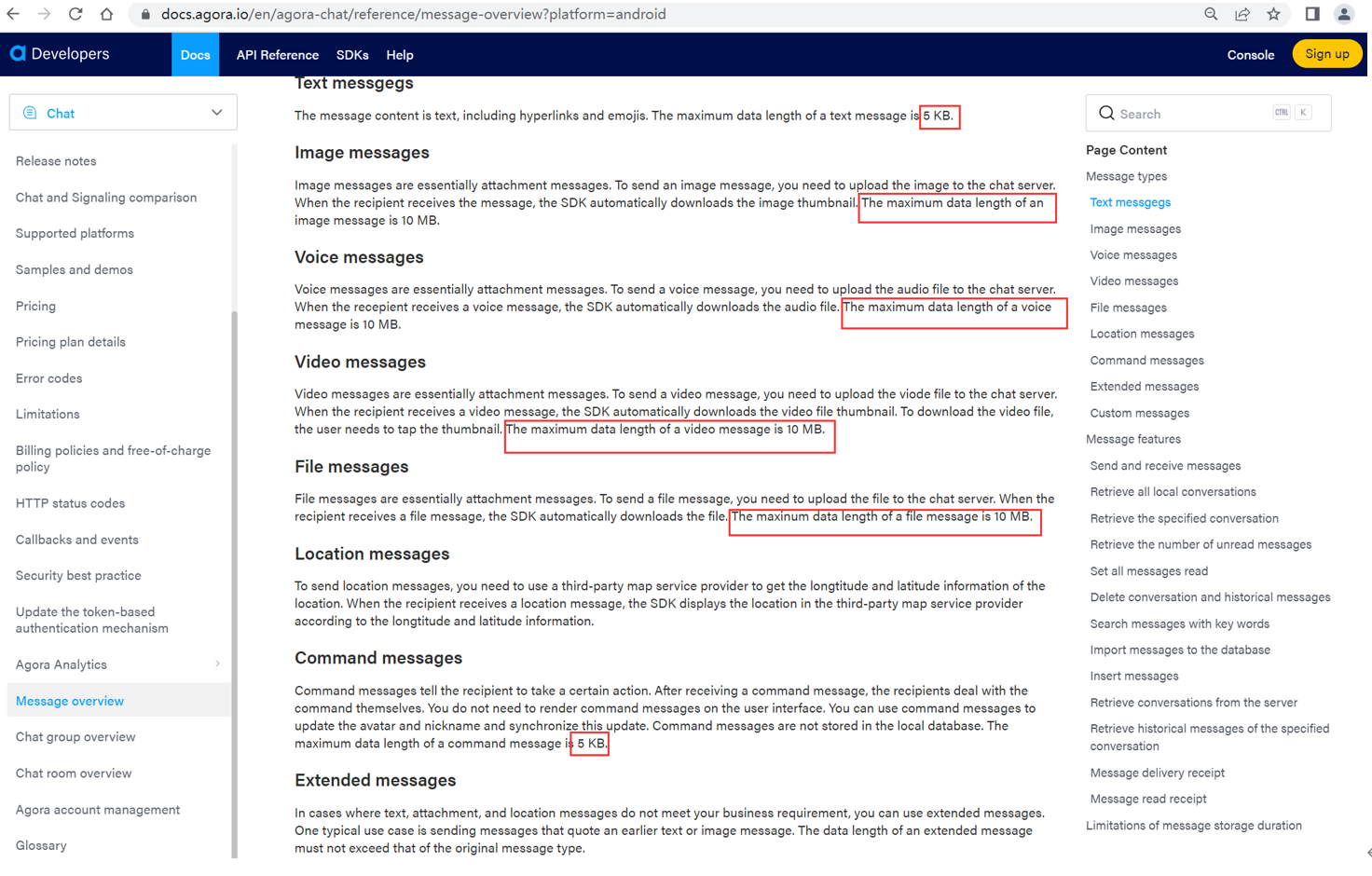 Mior Changes to Agora Chat Docs · Issue #916 · AgoraIO/Docs-Source · GitHub