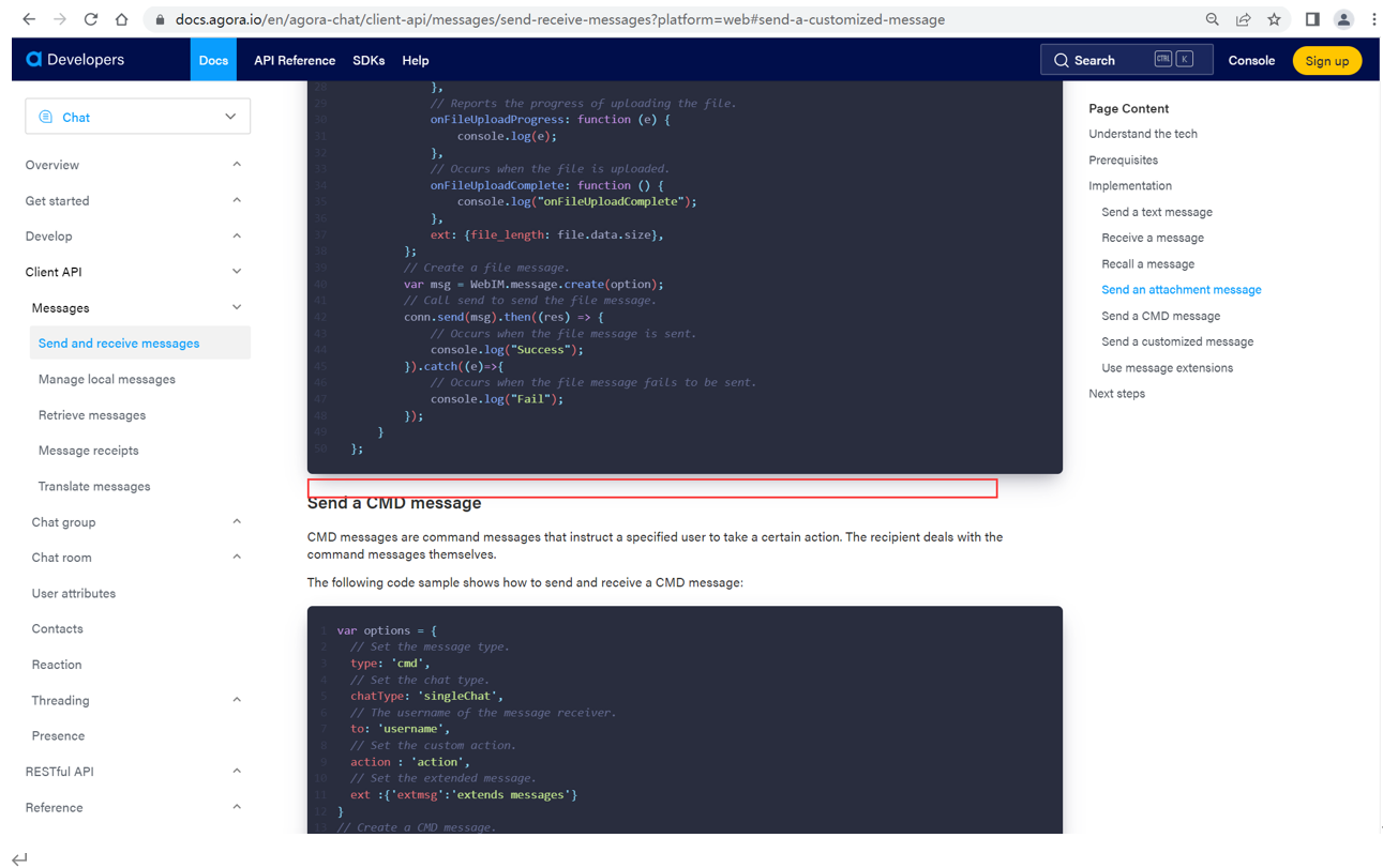 Mior Changes to Agora Chat Docs · Issue #916 · AgoraIO/Docs-Source · GitHub