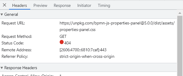 STYLE CDN IS NOT WORKING: bpmn-js-properties-panel/v/1.3.0 effected css issue · Issue #961 ...