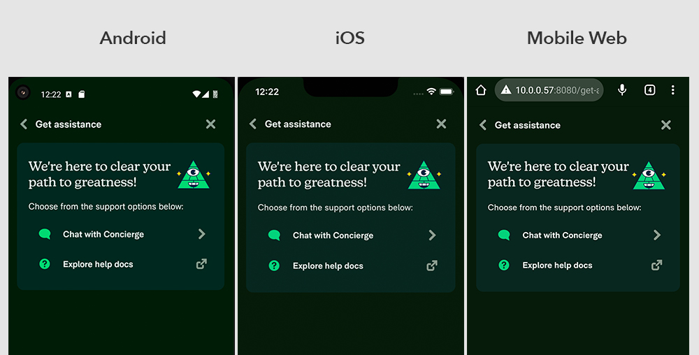 [HOLD for payment 2023-05-03] [$1000] [Android] Font Line Spacing issue - "We’re here to clear ...