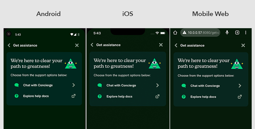 [HOLD for payment 2023-05-03] [$1000] [Android] Font Line Spacing issue - "We’re here to clear ...