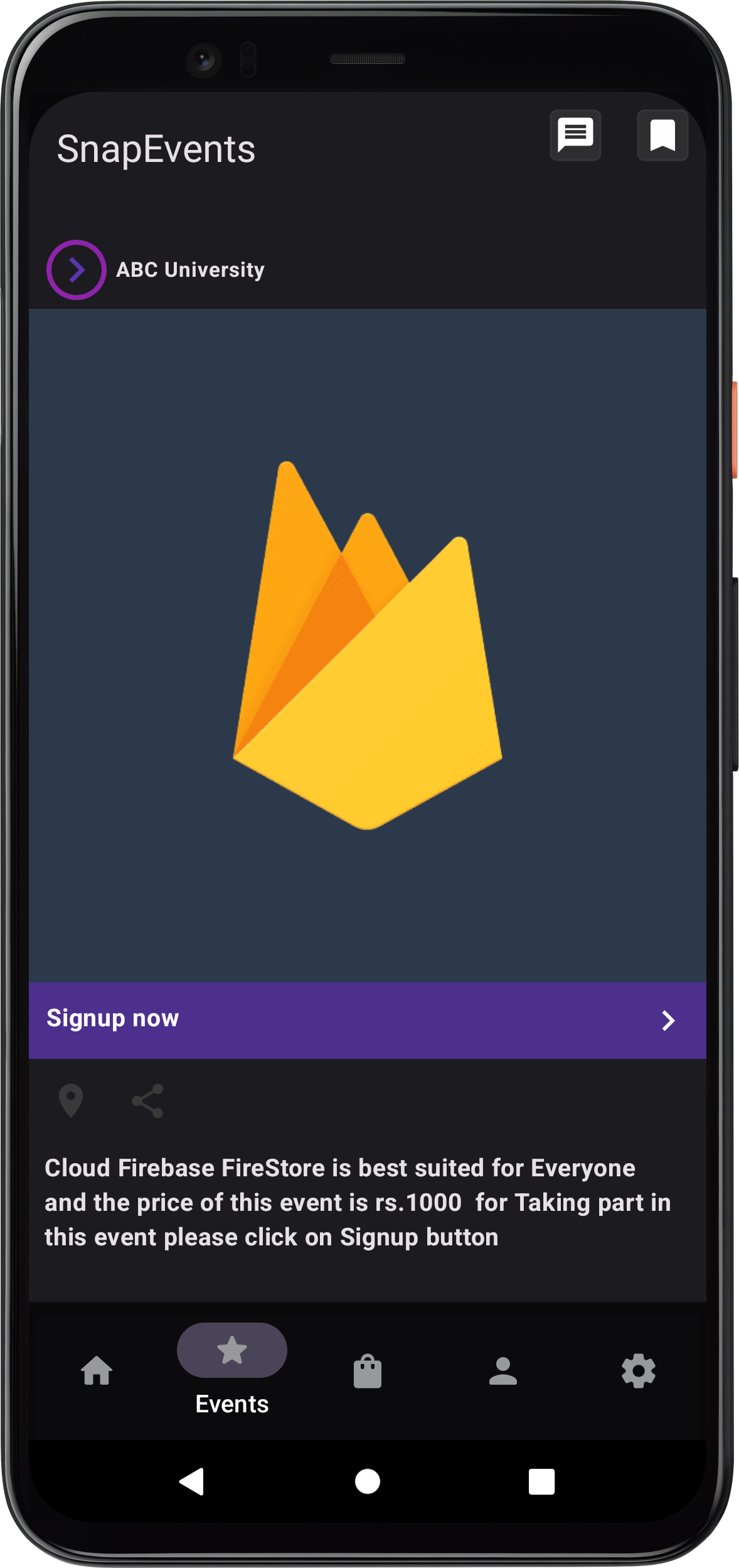 GitHub - MohitGujarati/SnapEvents